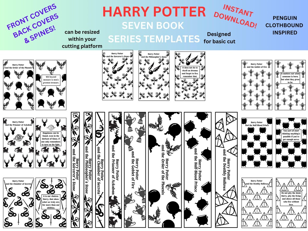 Harry Potter - Penguin Clothbound Editions Inspired - Book Binding ...