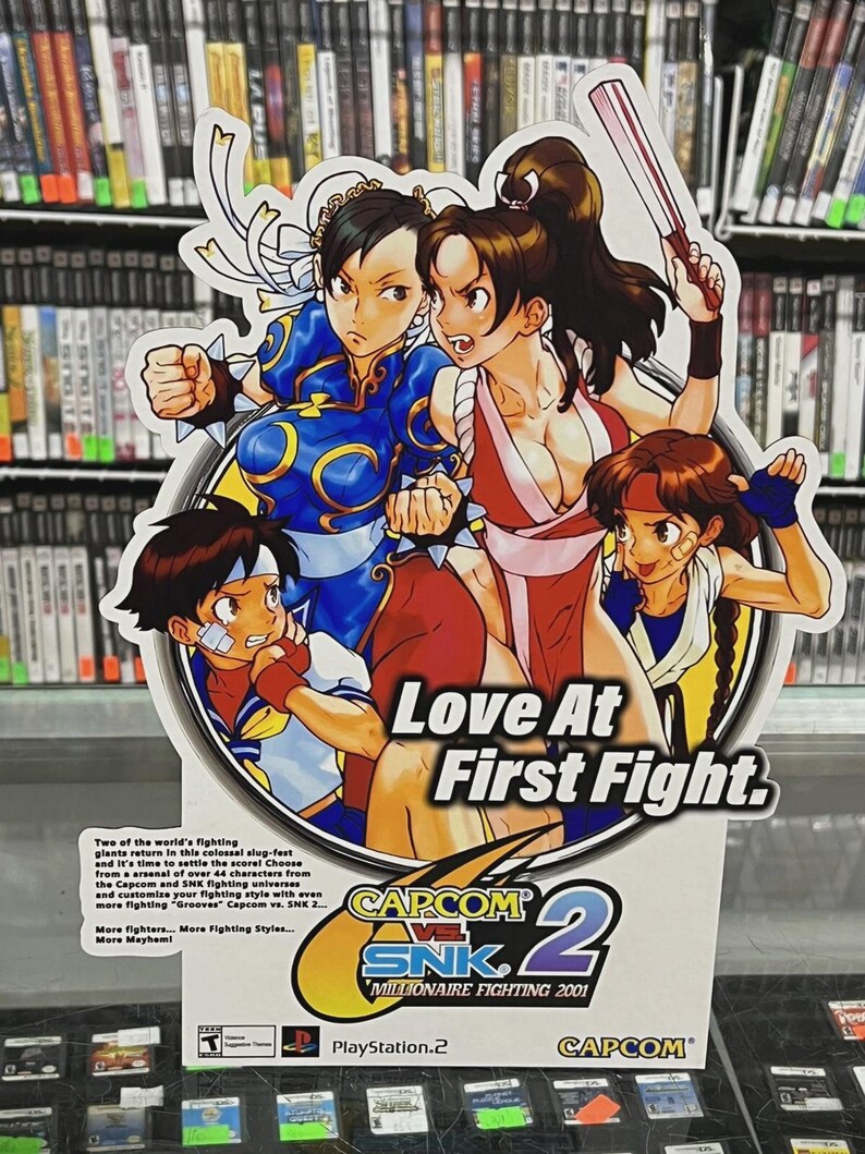 Capcom Vs. SNK 2 Chun / Mai / Yuri / Sakura Countertop Standee - Etsy