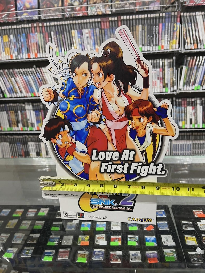Capcom Vs. SNK 2 Chun / Mai / Yuri / Sakura Countertop Standee - Etsy