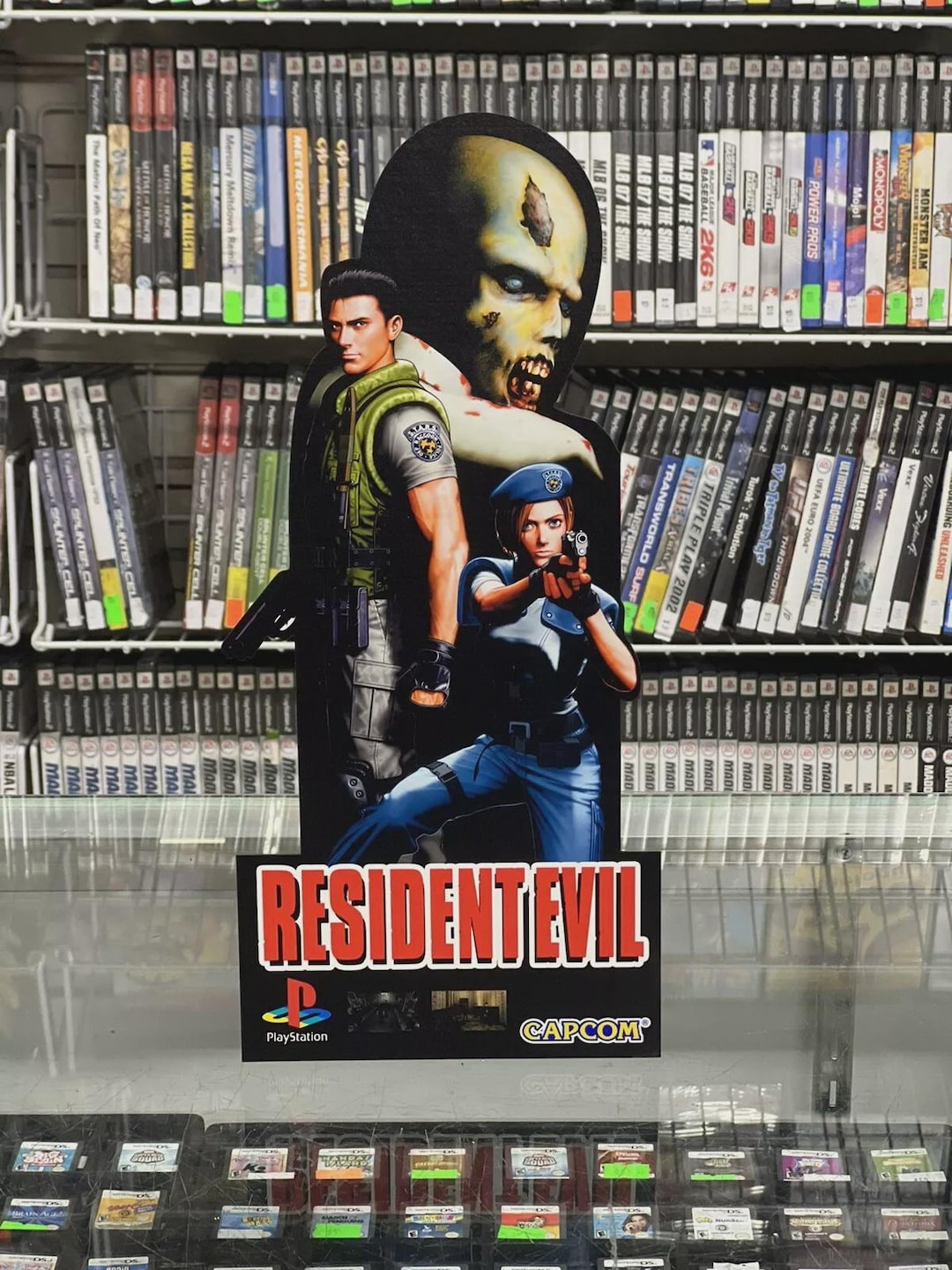 Resident Evil PS1 Countertop Display Countertop Standee - Etsy