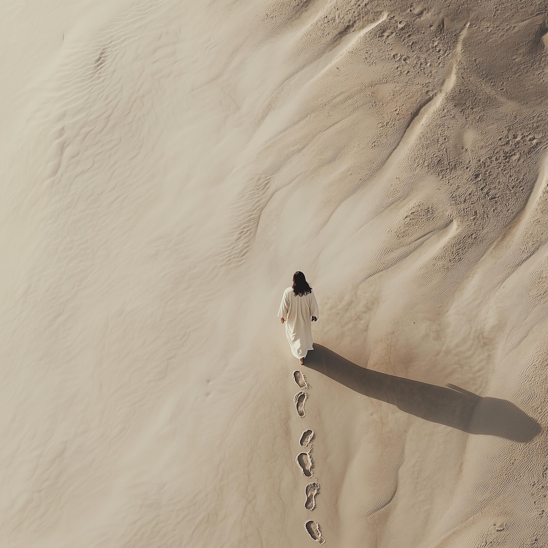 Jesus Christ Walking, Christian Art, Digital Jesus Art, I Will Walk ...