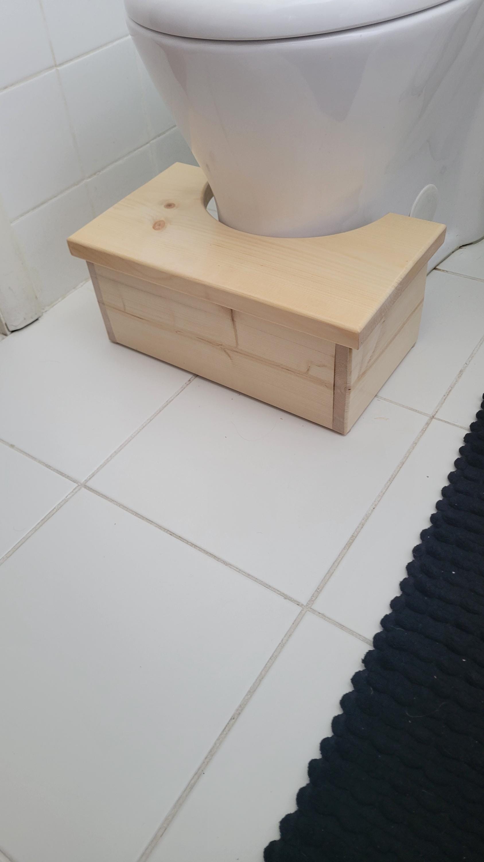 Deluxe* Hand Crafted Squatty Potty AND Toilet Paper Holder - Etsy