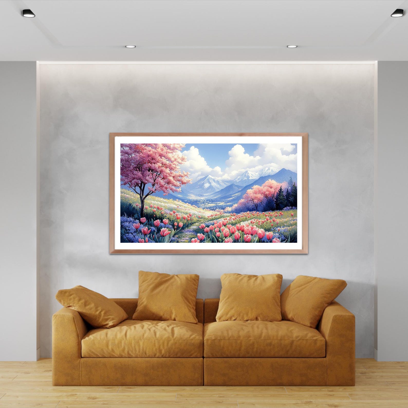 Springtime in the Valley - Frame TV Art - Digital Printing Art (8K) - Etsy