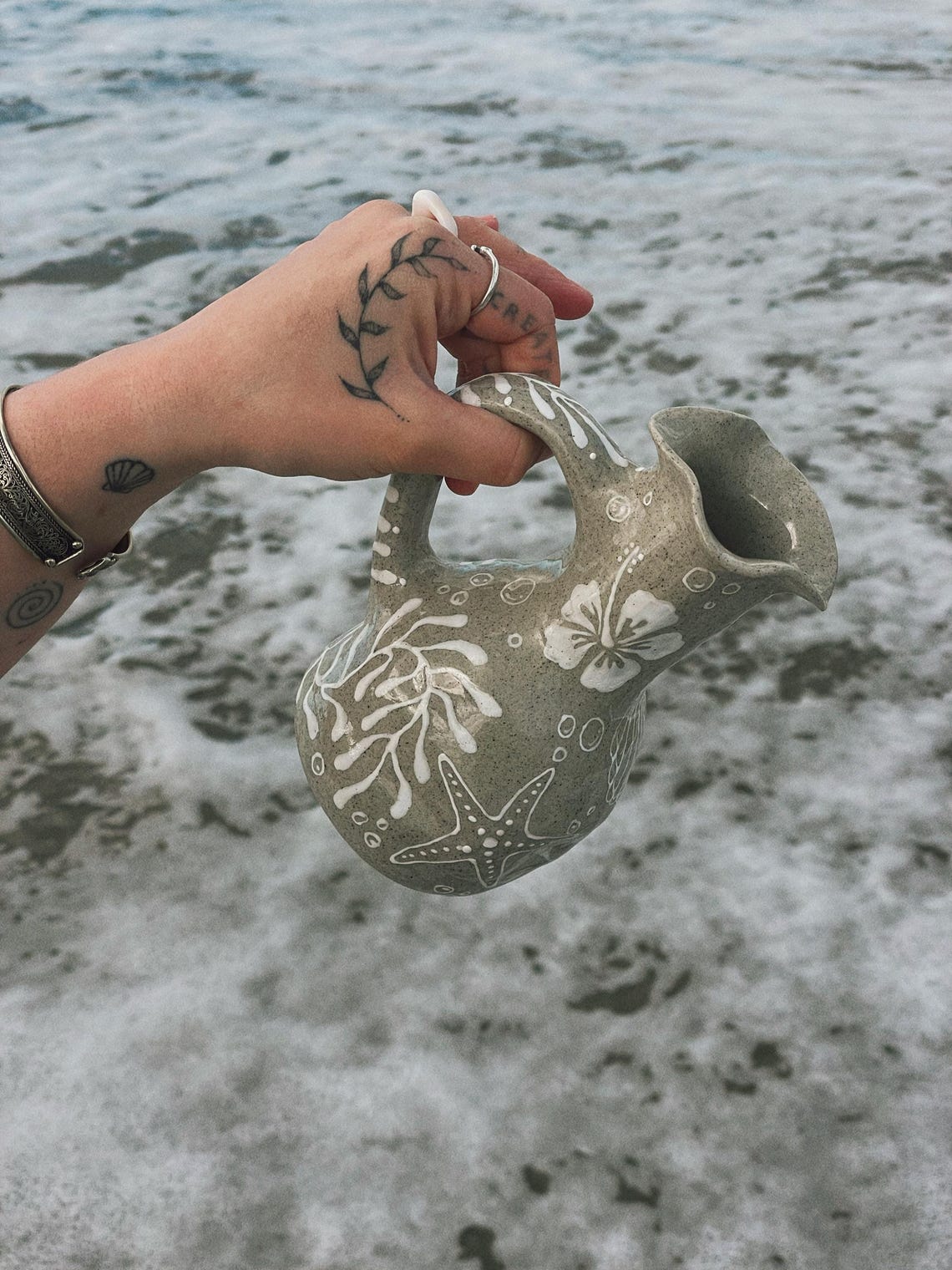 Ocean Theme Ceramic Jug - Etsy
