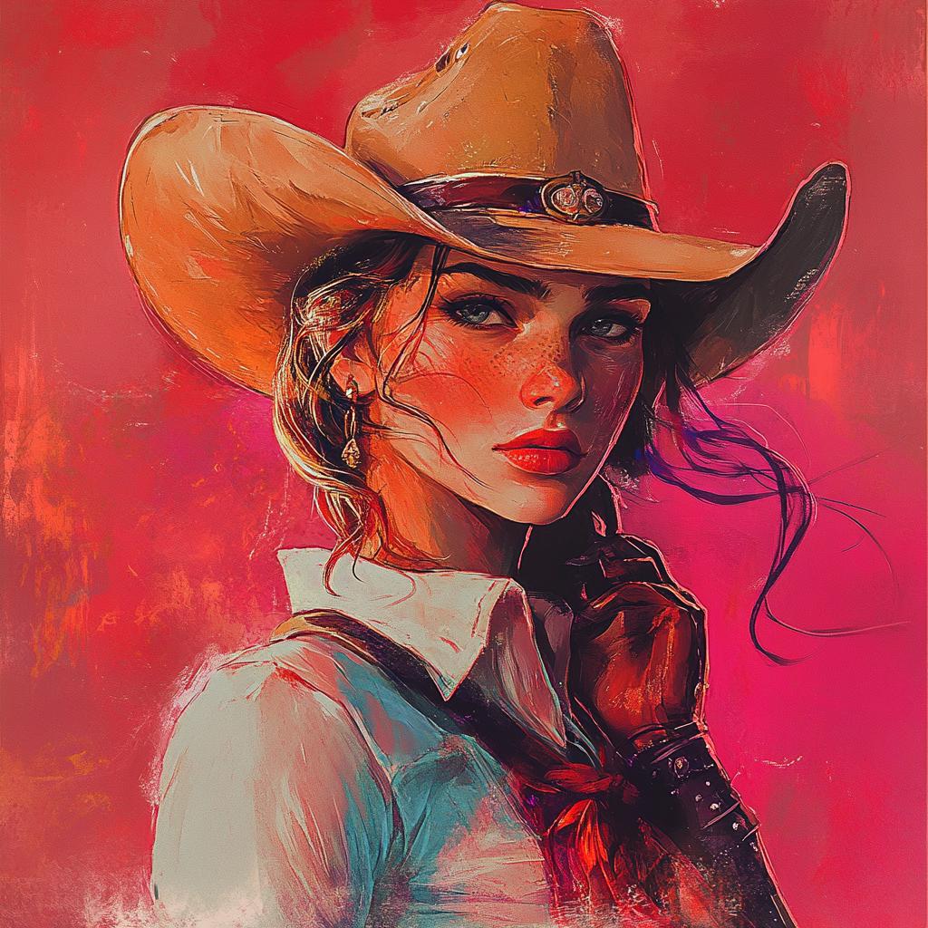 Rodeo Spirit Oil Painting on Canvas - Western Home Decor Artwork - Etsy