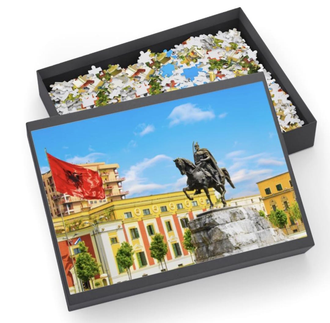 Albanian Puzzle, Skenderbe Square, Albania, Tirana, Skenderbe Square ...