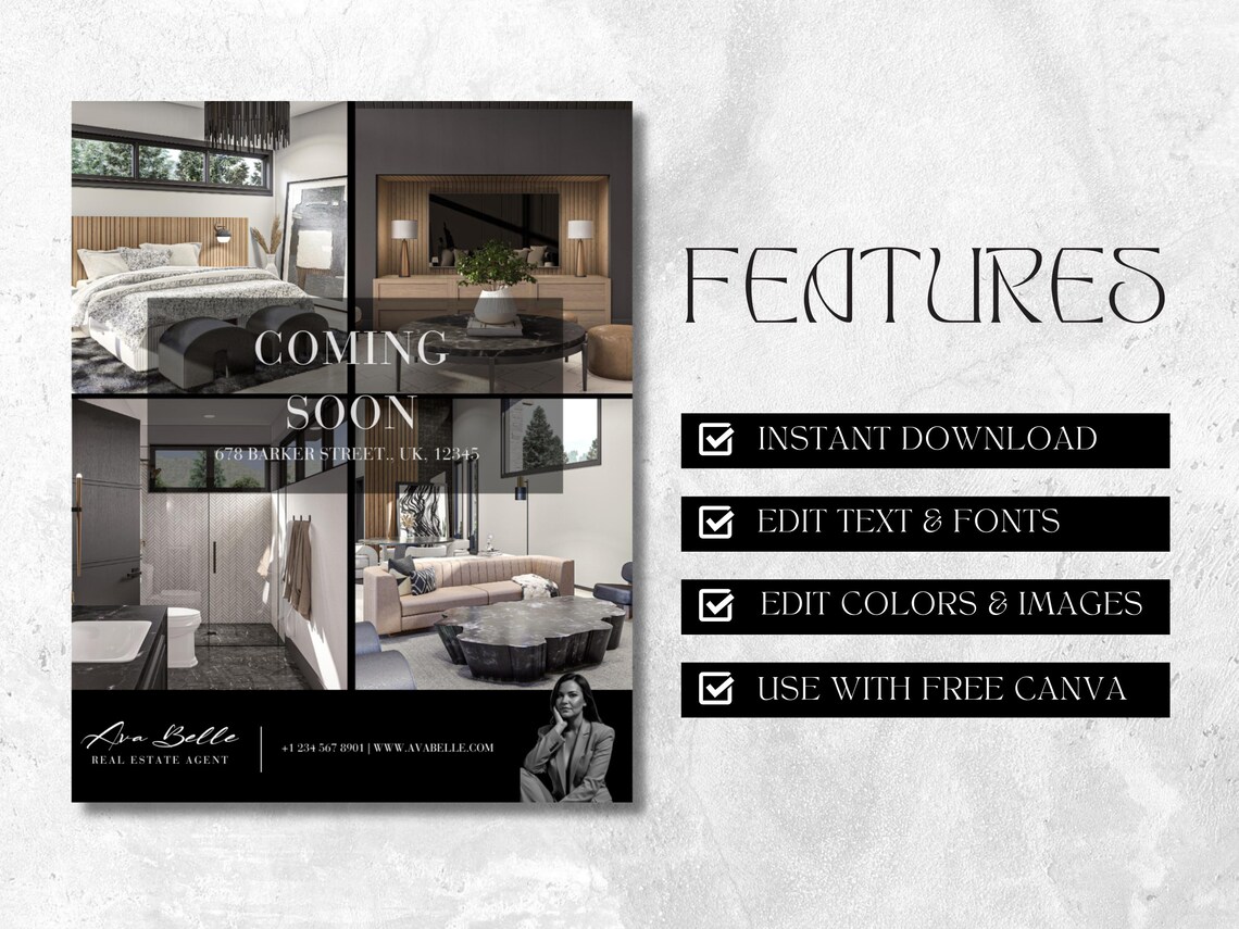 30 Real Estate Coming Soon Template, Real Estate Social Media Post ...