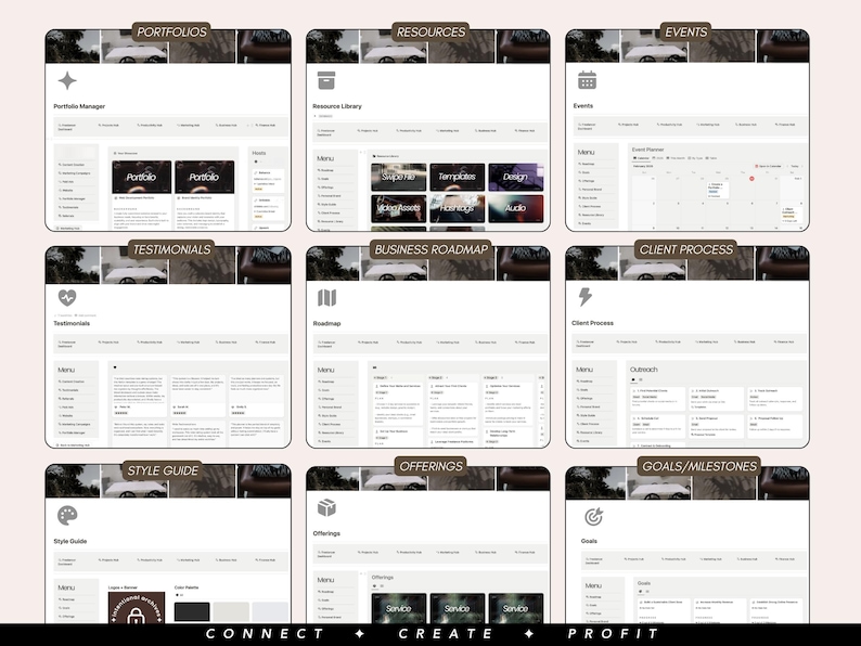 Notion Freelancer OS Template, CRM, Project & Client Manager - Etsy