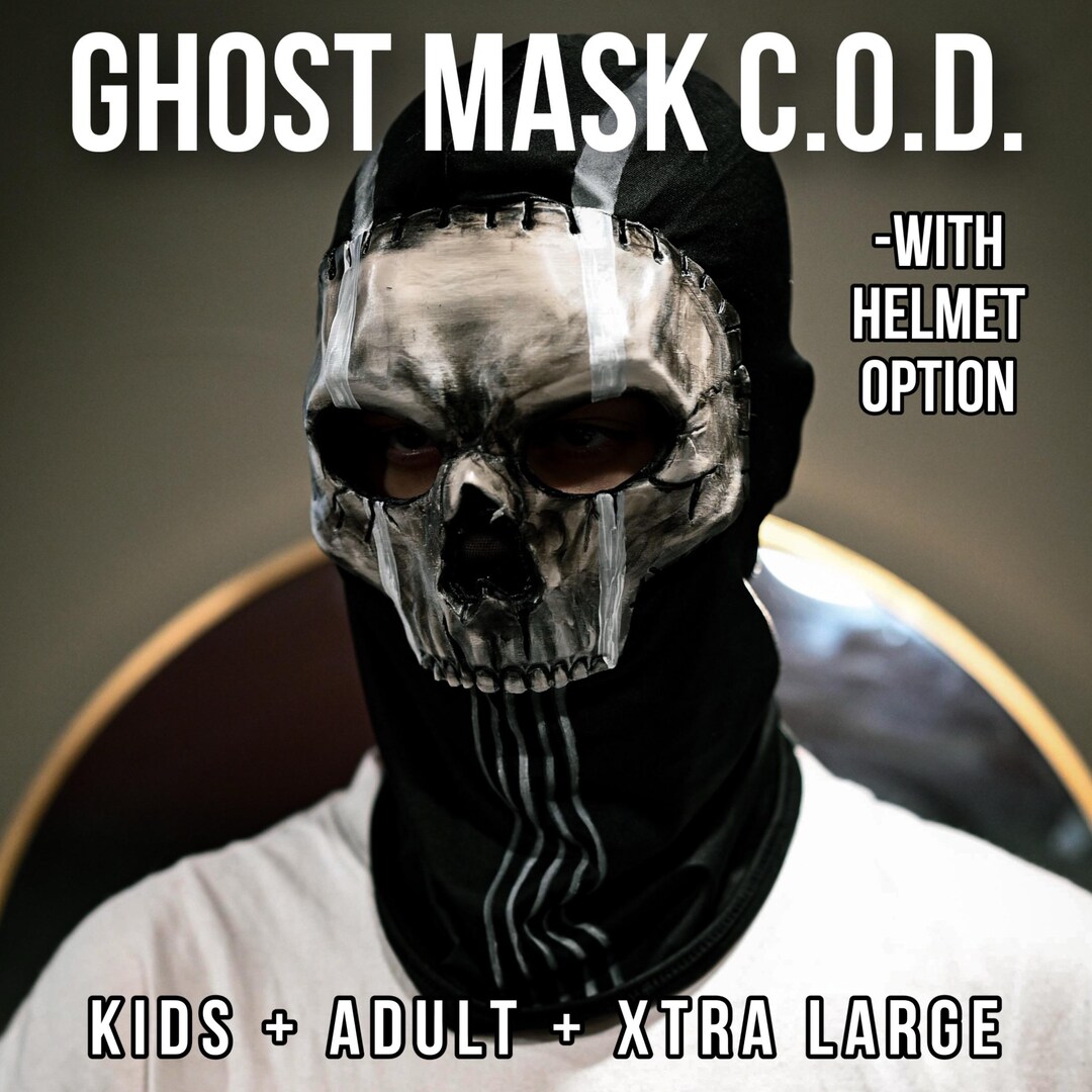 COD Ghost Mask - Etsy