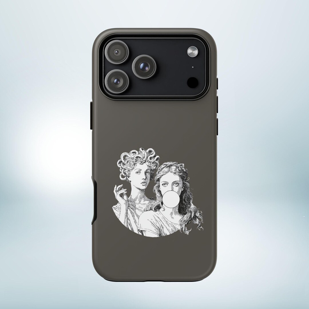 Athena & Medusa Phone Case: Gothic Greek Mythology Art - Etsy