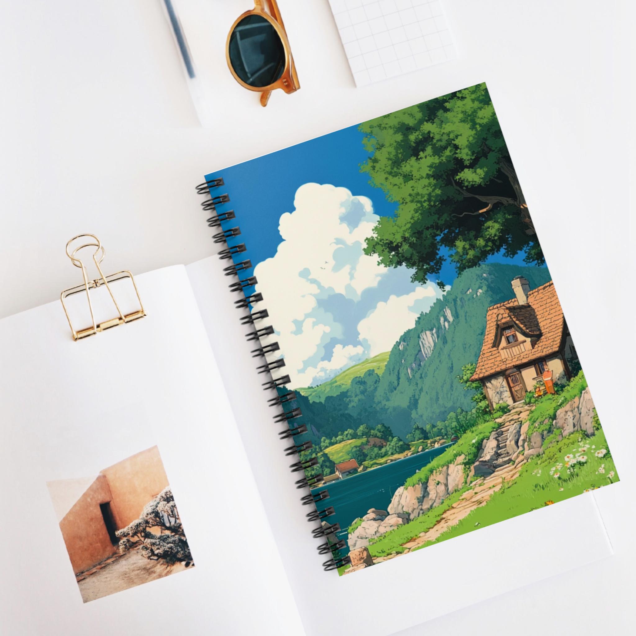 Studio Ghibli Inspired Landscape Journal: Anime Art Notebook - Etsy