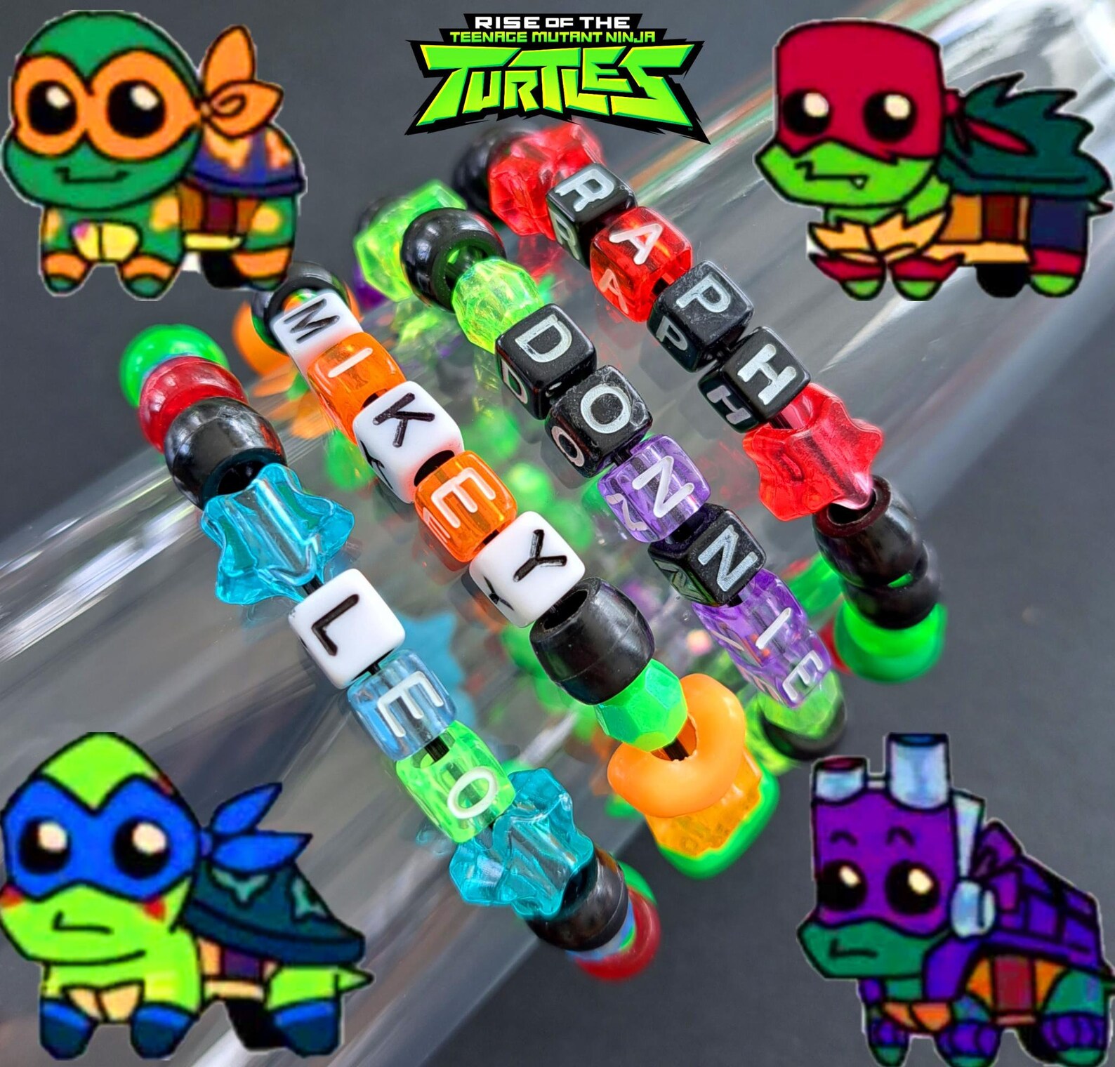 ROTTMNT KANDI 4-SET - Etsy