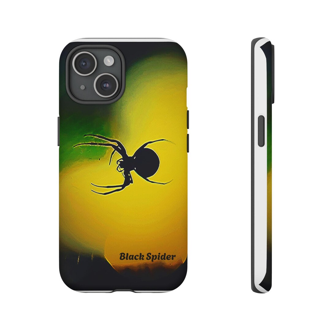 Black Spider Tough Cellphone Case Spider Tough Cases, Black Arachnid ...