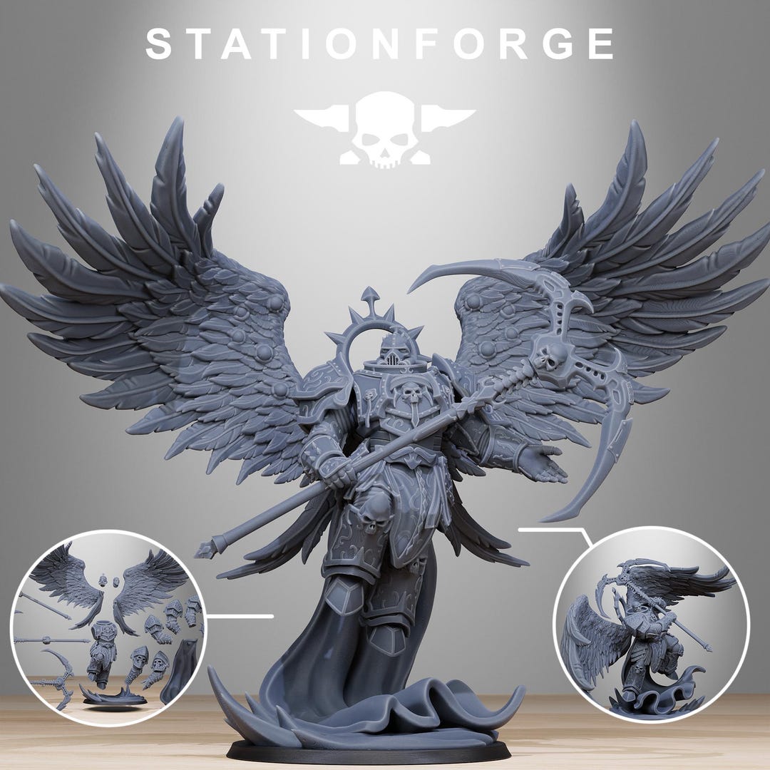 Corrupted Archon Angel Wargame Miniature - Etsy