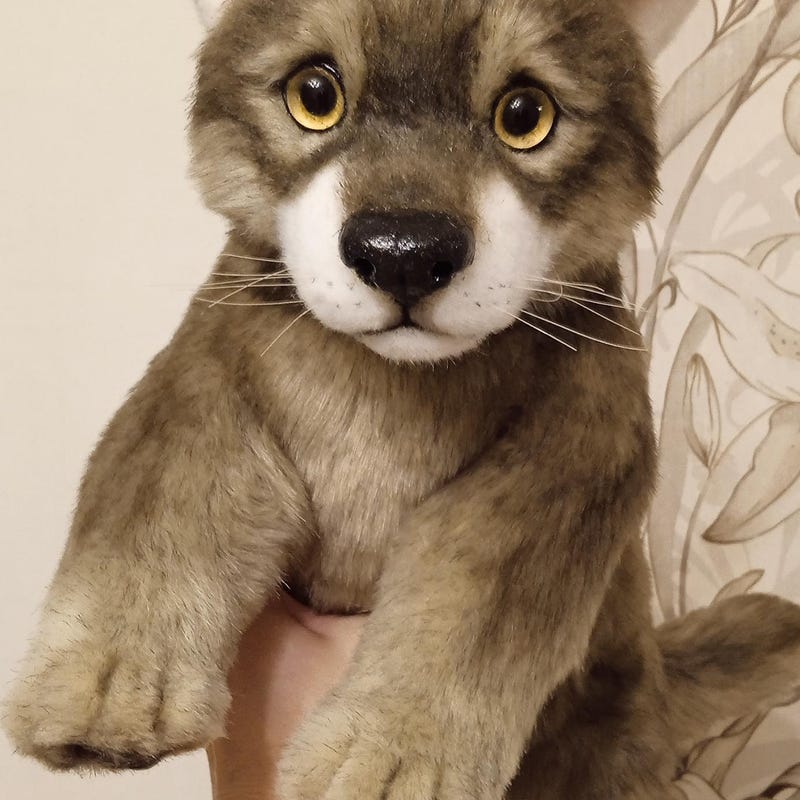 Realistic Stuffed Wolves - Etsy