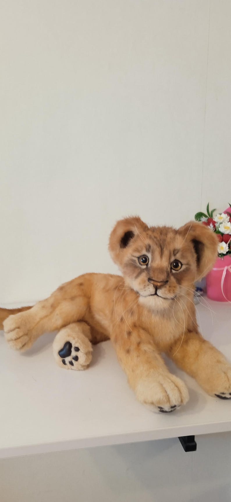 Lion Cub Realistic Toy Hand Made - Etsy