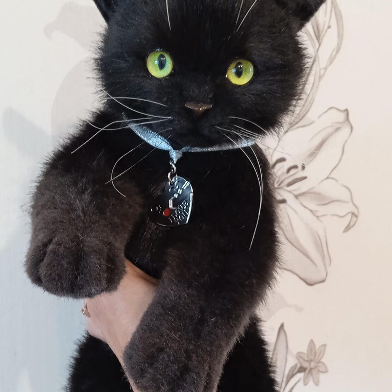 Realistic Stuffed Cat - Etsy