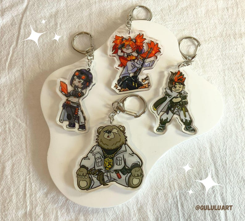 Zenless Zone Zero: Character Acrylic Keychains Collection | Cute ZZZ ...