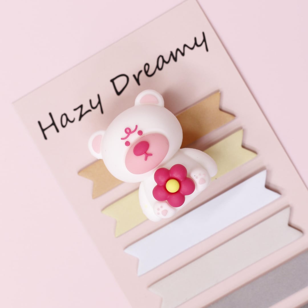Pink Bear 3D Eraser – Desk Accessory, Stationery Gift - Etsy