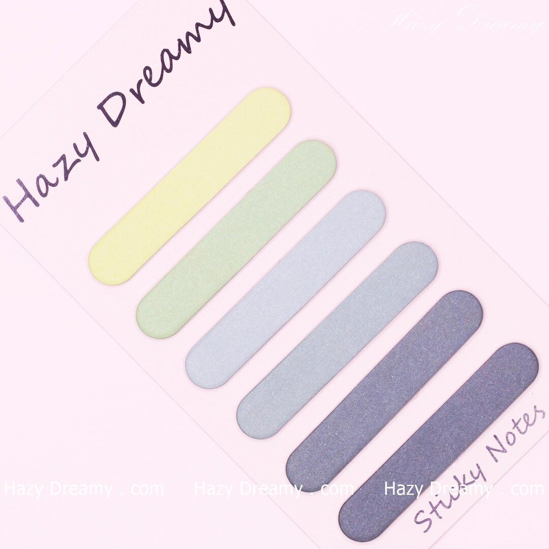 Cute Pastel Round Sticky Notes Notebook, Classic Tear-off Memo Pad - Etsy