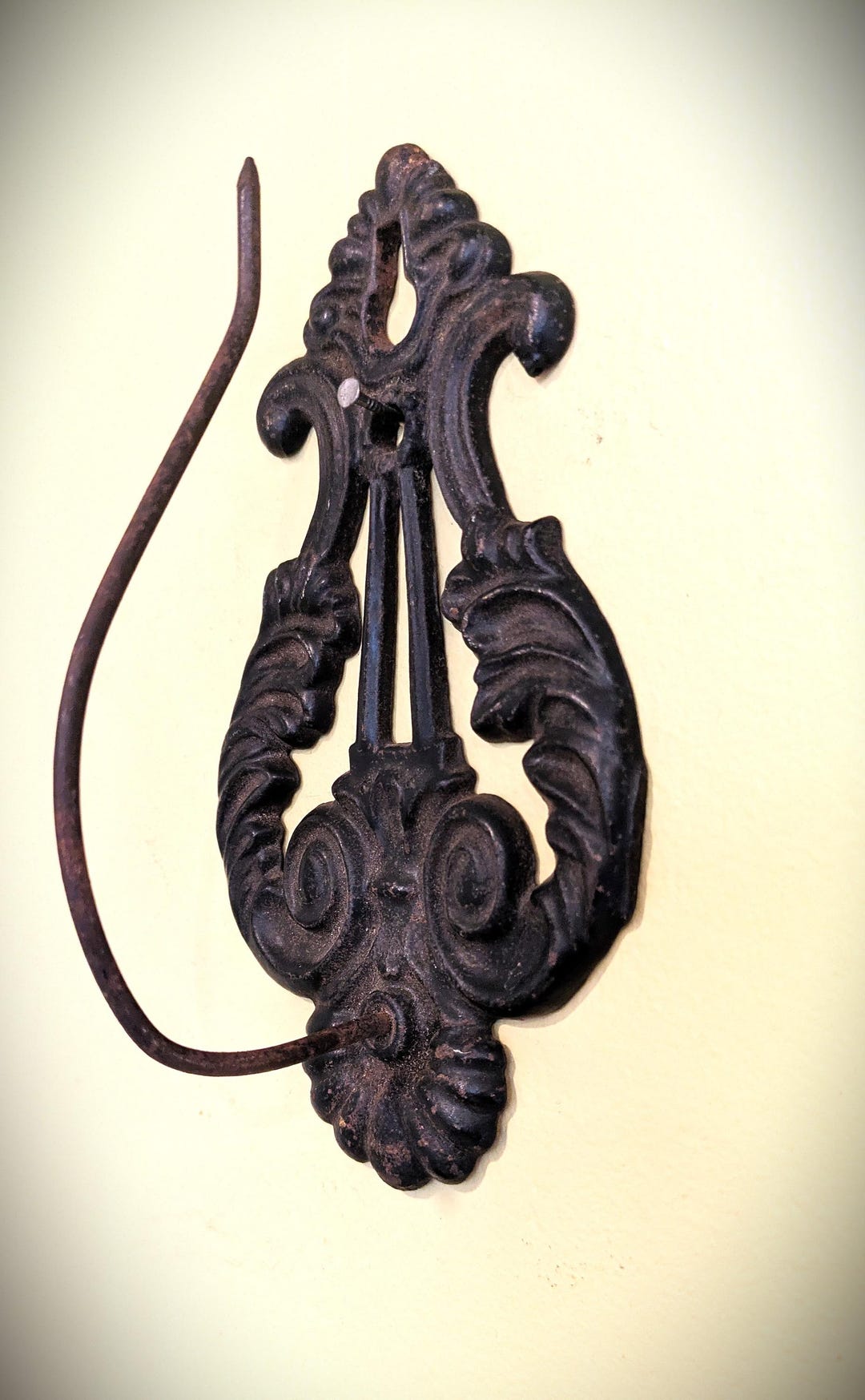 Antique Wrought Iron Merchant's Receipt Hook - Etsy