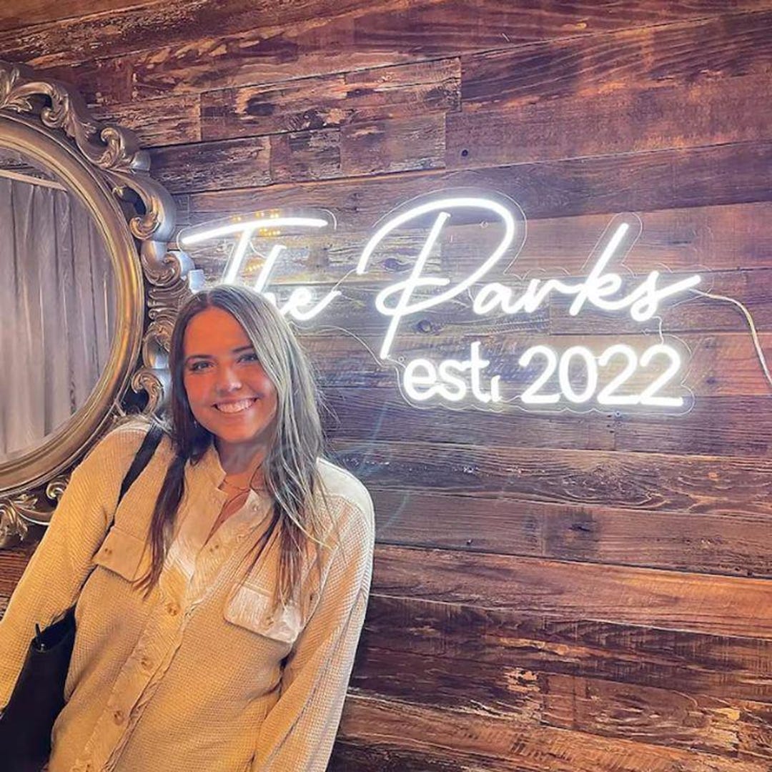 Custom Neon Name Sign, Neon Wedding Art, Lighting Wedding Sign, LED ...