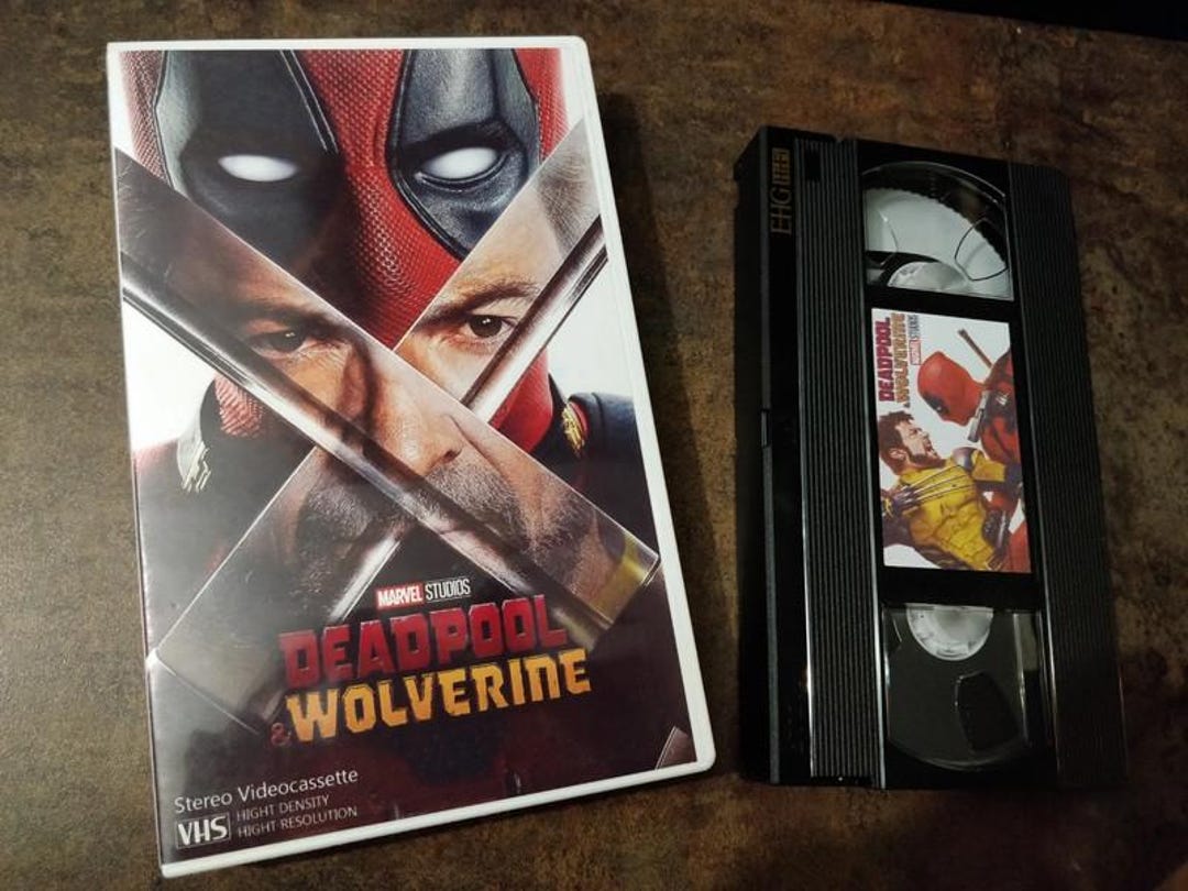 Deadpool and Wolverine VHS Tape - Etsy