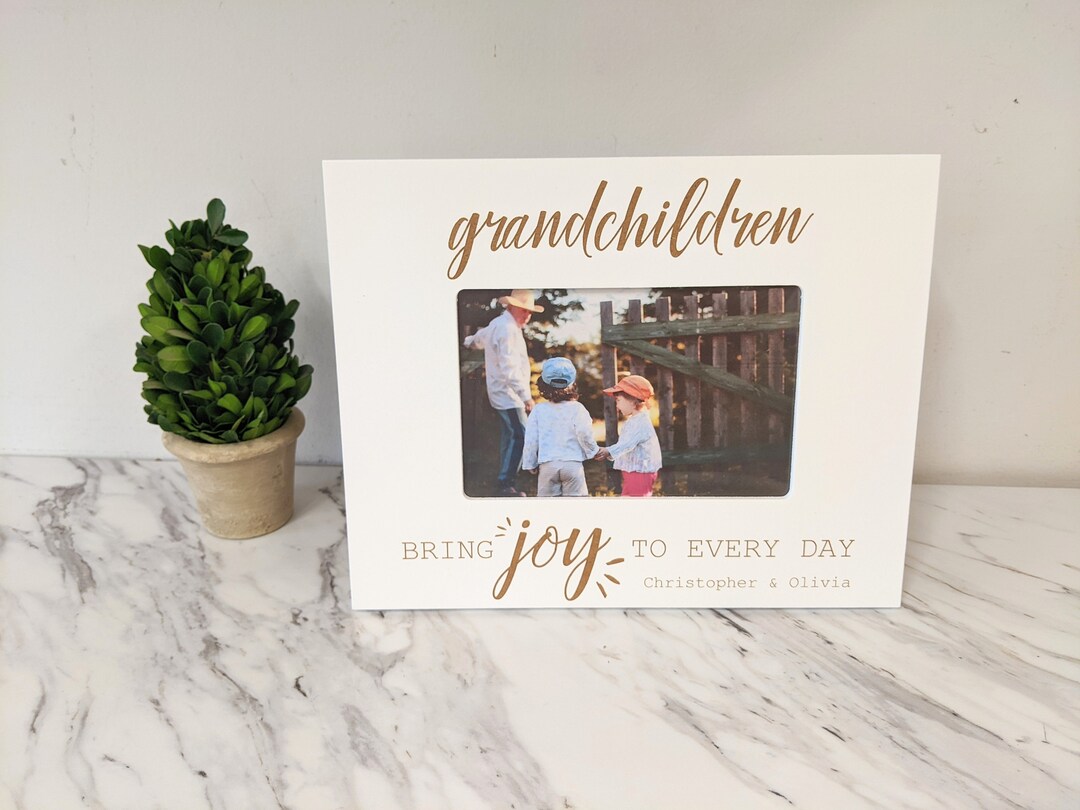 Grandchildren Picture Frame for Grandparents, Nana Picture Frame With ...