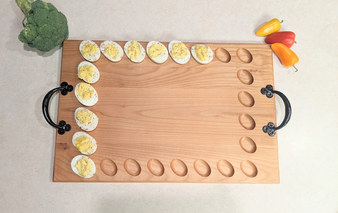 Deviled Egg Charcuterie Board, Egg Board for Deviled Eggs, Personalized ...