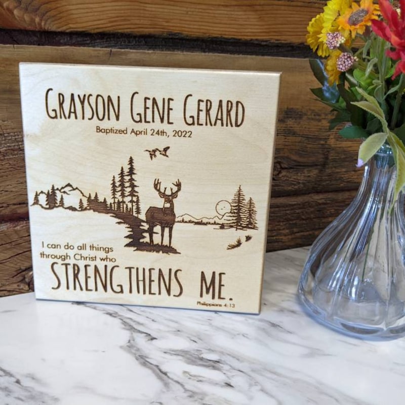 Baptism Teen Boy Sign - Etsy