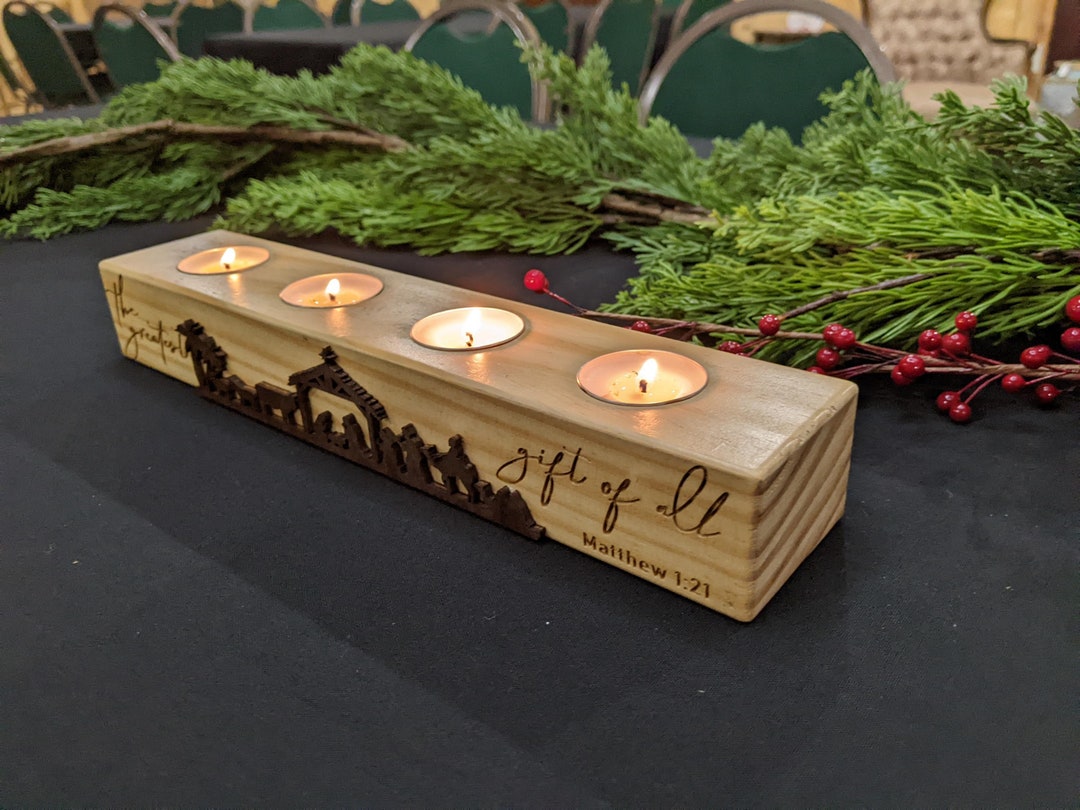 Advent Candle Centerpieces for Table Decor, Advent Candles Centerpieces ...