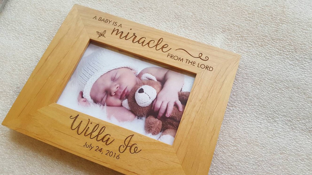 Personalized Baby Picture Frame Personalized Baby Frame - Etsy