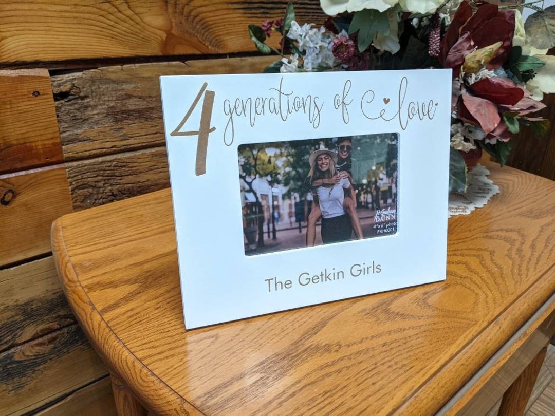 Generations Picture Frame Gift, Generations Family Picture Frame for ...