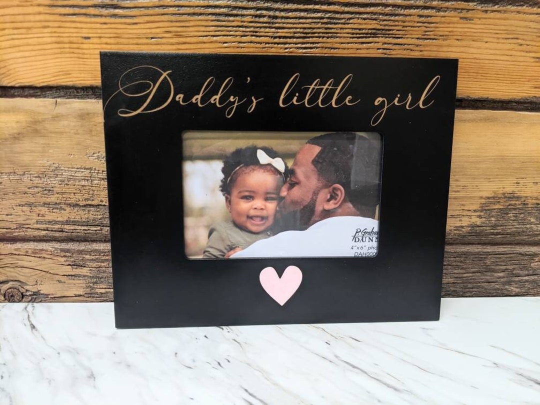 Daddy's Little Girl Picture Frame Gift, Picture Frame Gift for Dad ...
