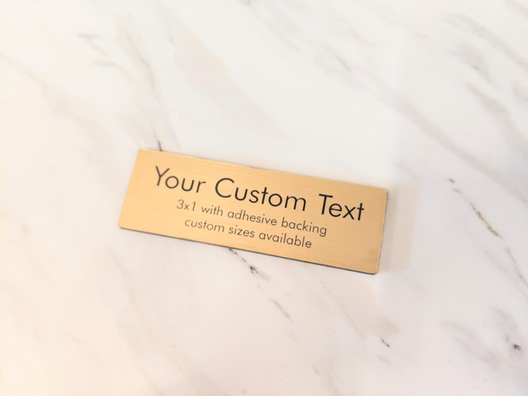 Custom Engraved Plaque Plate, Personalized Name Plate, Personalized ...