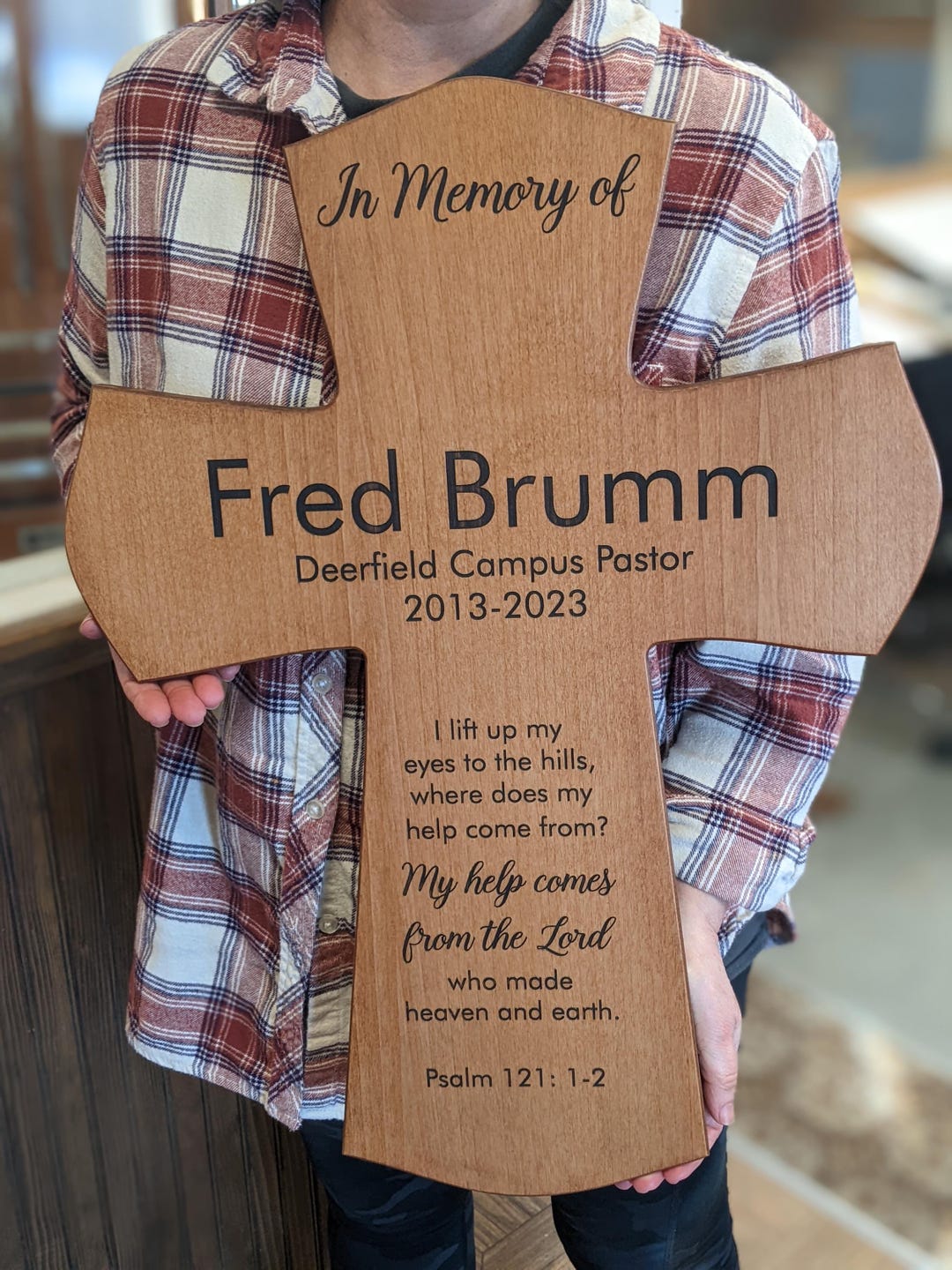 Memorial Cross Wooden, Extra Large Memorial Wood Crosses, Memorial Gift ...
