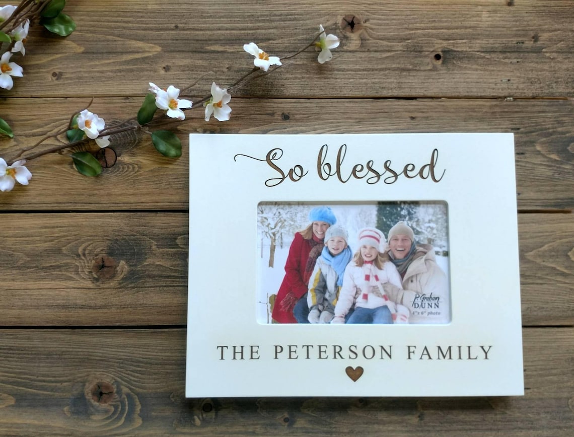 Family Frames for Christmas Family Picture Frame Christmas - Etsy