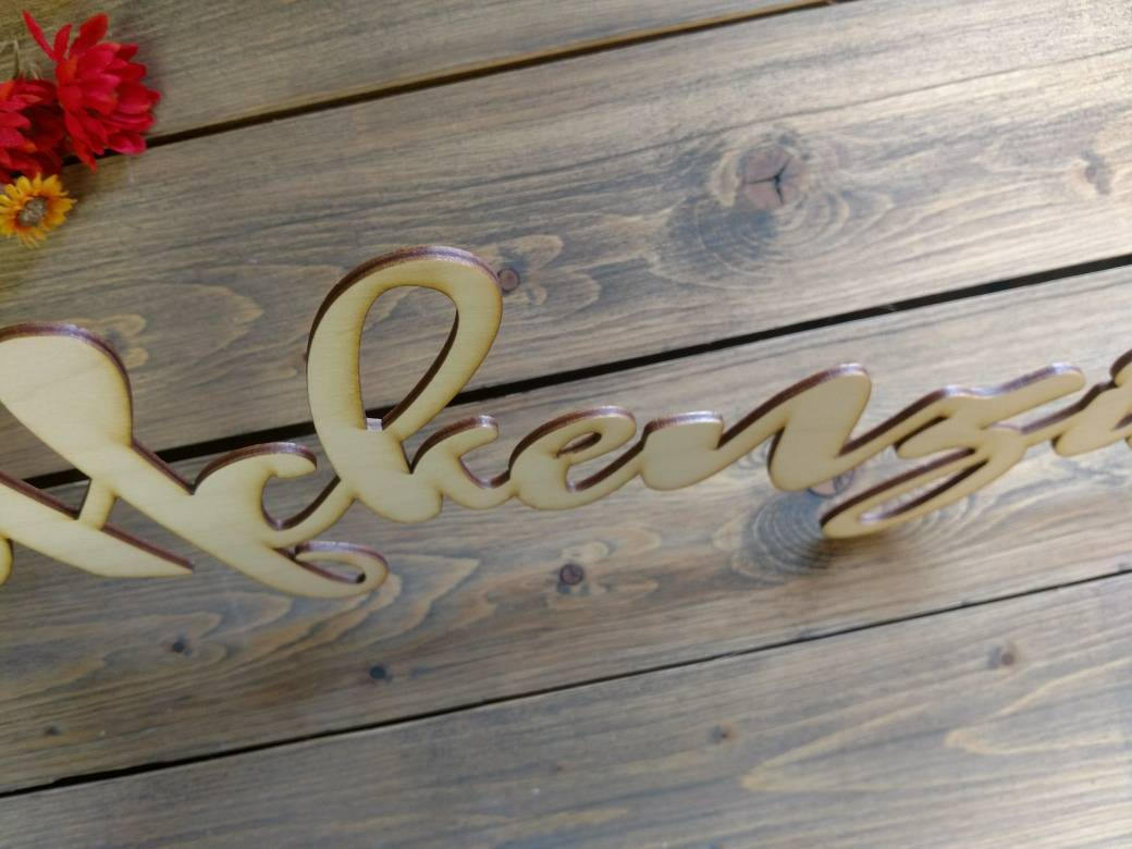 14x5 Custom Word for Wall Art, Cut Out Words, Craft Project Carved Word ...