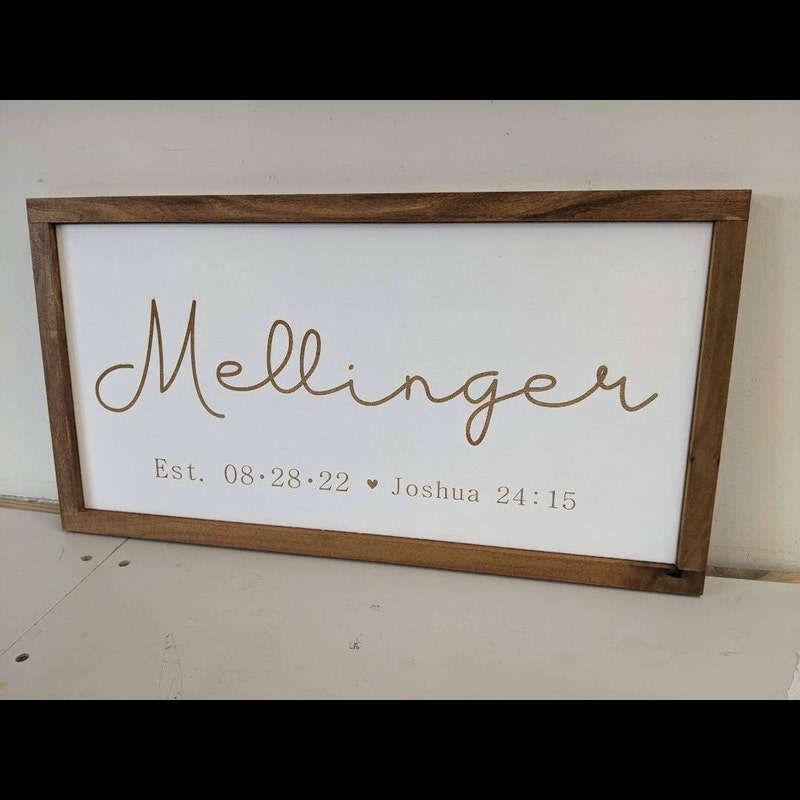 Last Name Signs - Etsy