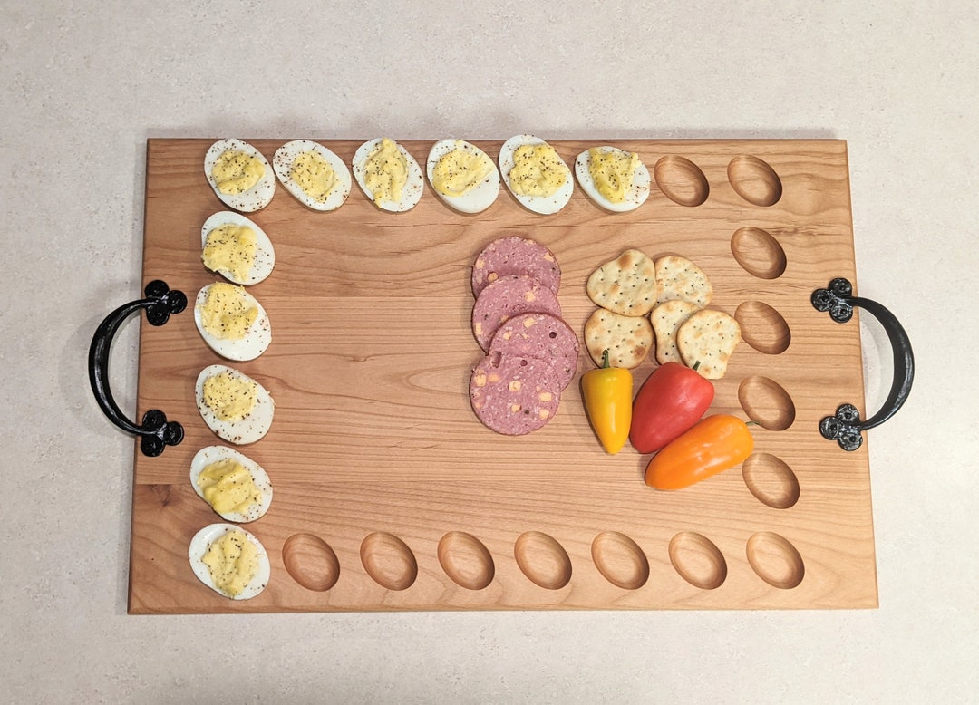 Large Tray for 24 Deviled Eggs, Easter Party Deviled Egg Charcuterie ...