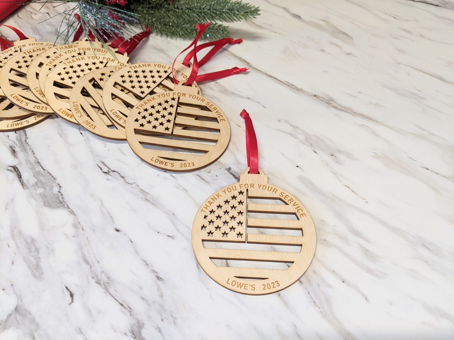 USA Veteran Appreciation Ornament, Veteran's Day Gift, Gift for ...