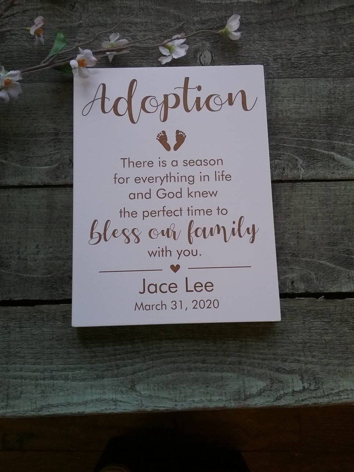 Adoptions Gift for Girl, Adoption Gift for Boy, Personalized Adoption ...