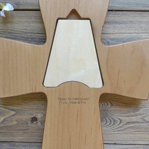 Personalized Anniversary Cross, Religious Wedding Cross, Couple's Gift ...