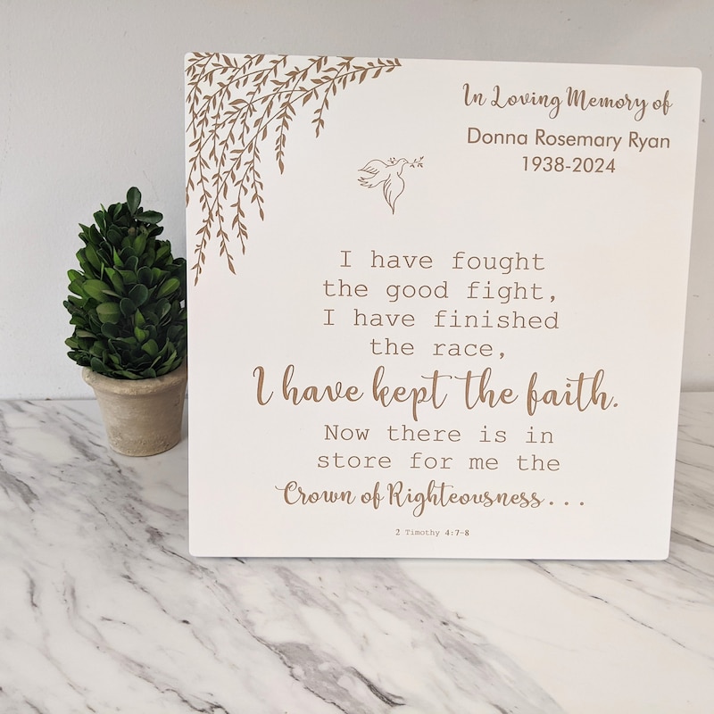 Memorial Verse - Etsy