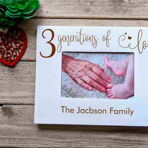 Three Generations Picture Frame - Etsy