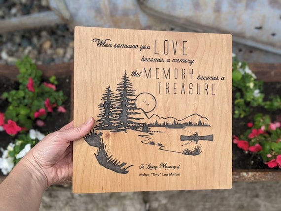 Fisherman Memorial Gift Memorial Fishing Gift Father's - Etsy