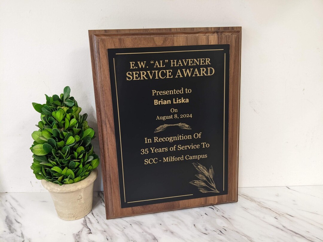 Retirement Plaque Honorary, Retirement Plaque Military, Retirement ...