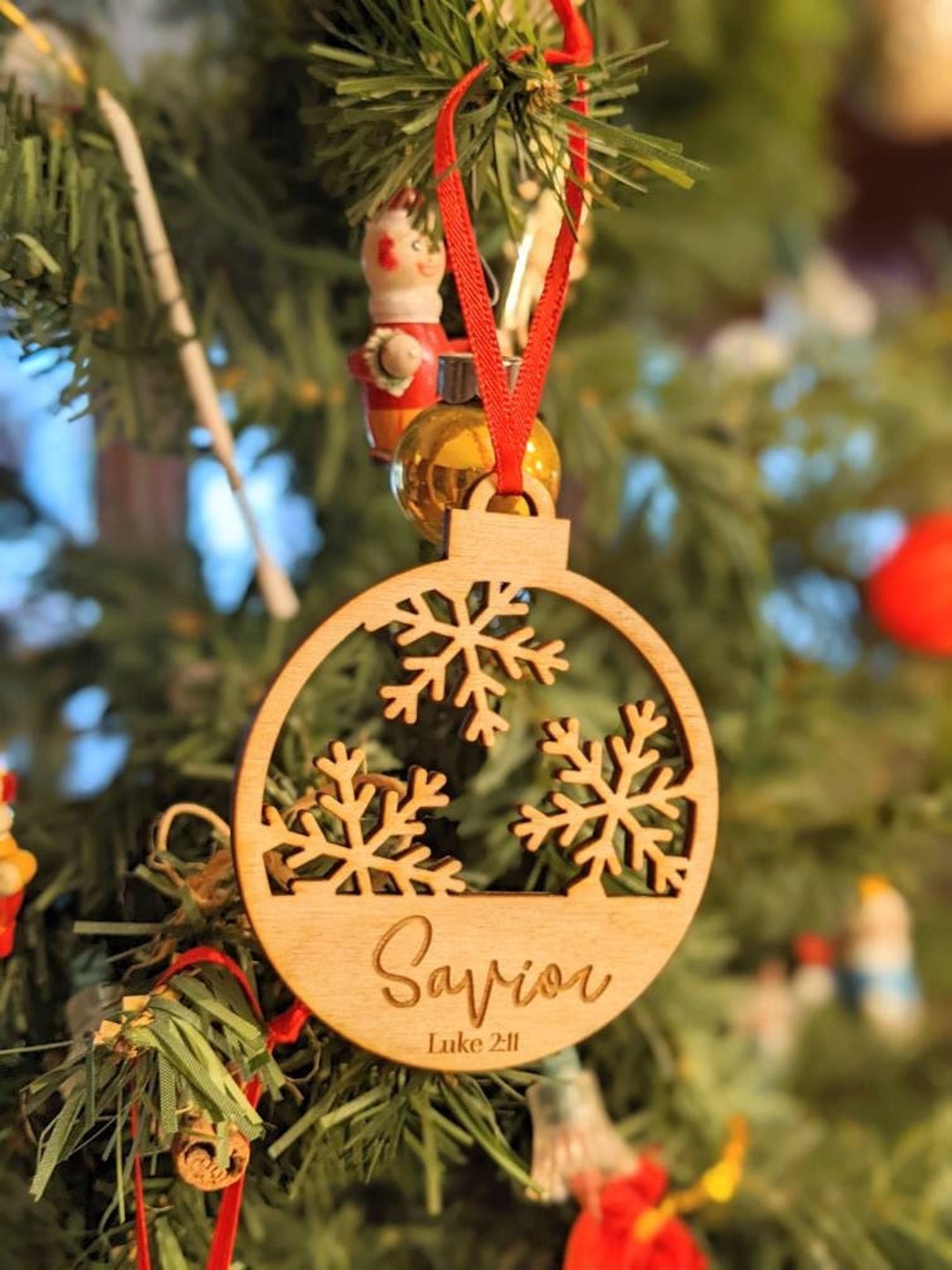 25 Names of Jesus Advent Set Christmas Ornaments, Set of Advent ...