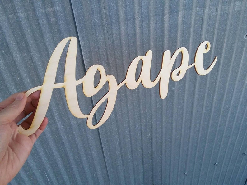 14x5 Custom Word for Wall Art, Cut Out Words, Craft Project Carved Word ...