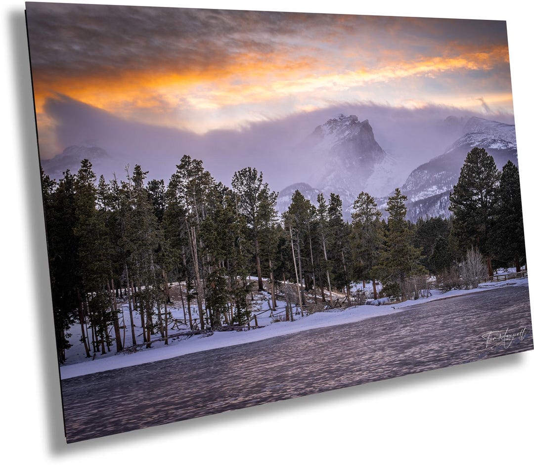 Hallet Peak - Rocky Mountain National Park - Colorado Print/canvas ...